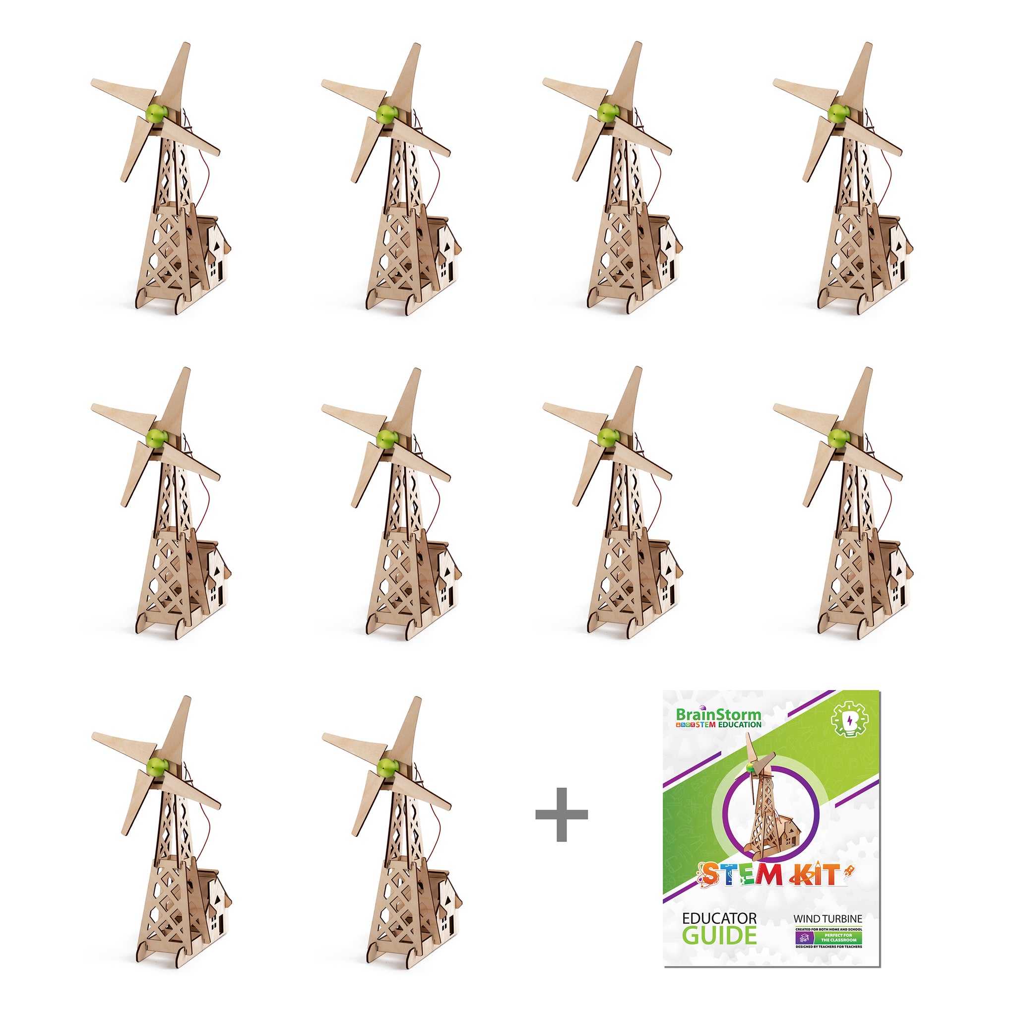 Wind Energy Science Experiment Kit - Build Kit - BrainStorm STEM