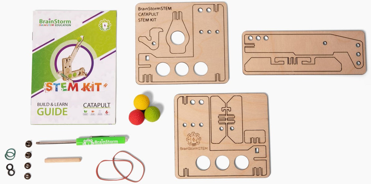 BrainStorm Catapult STEM Kit – Classroom Set (10 Kits) + Educator Guid
