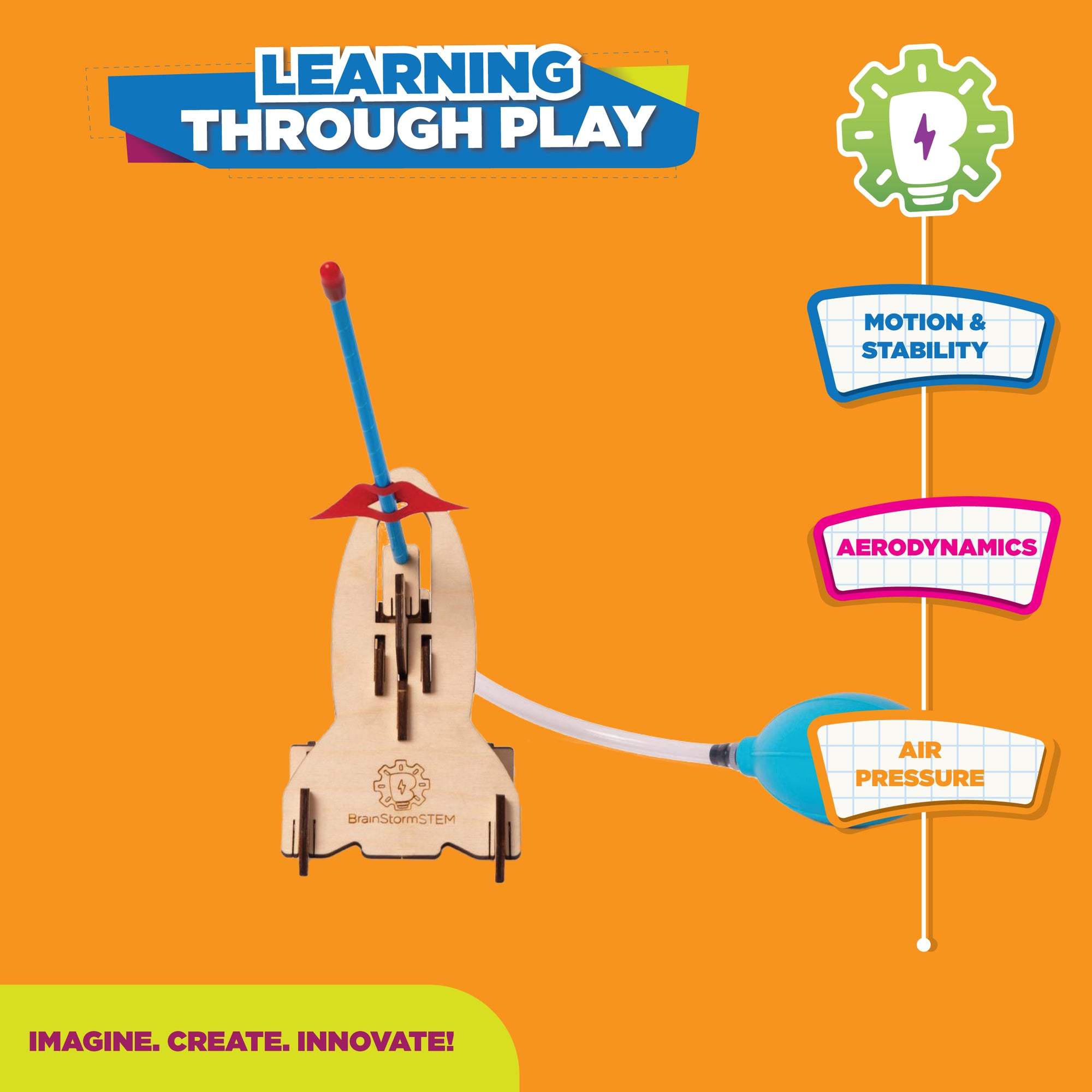 BrainStorm STEM Classroom Rocket Kits - Build and Launch